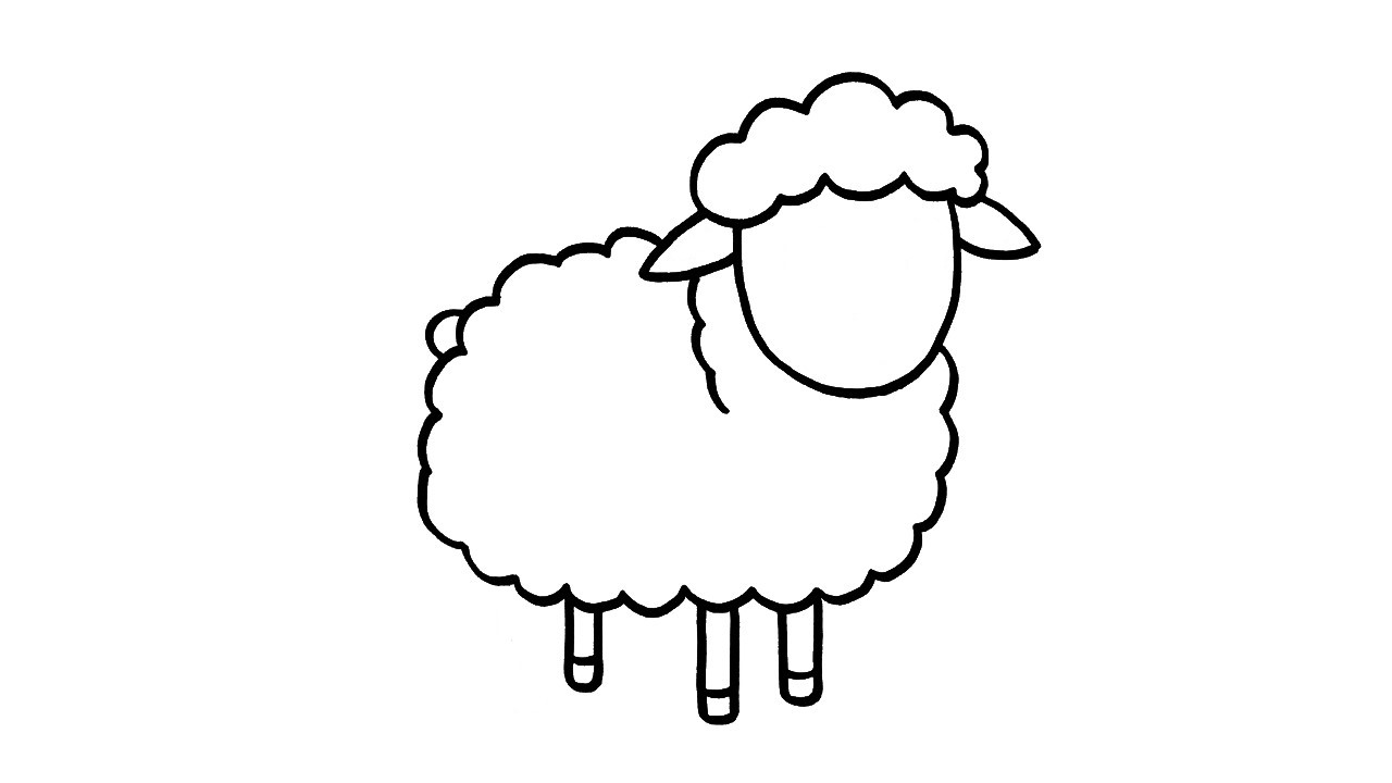How to Draw a Sheep Step By Step
