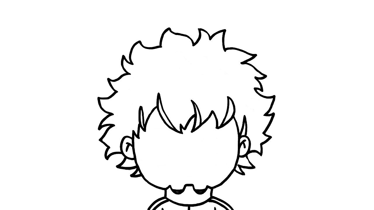 How to Draw Deku Step By Step