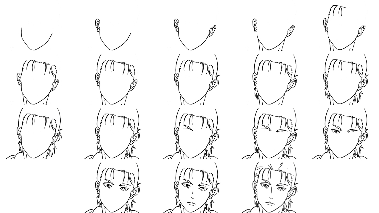How to Draw Eren Yeager Step By Step