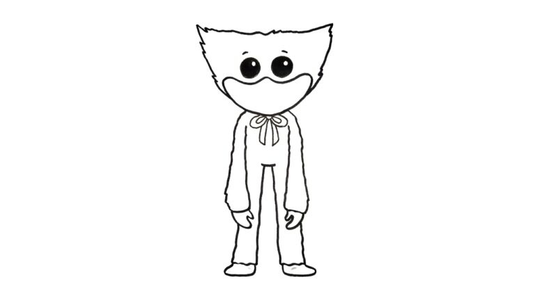 How to Draw Huggy Wuggy Step By Step