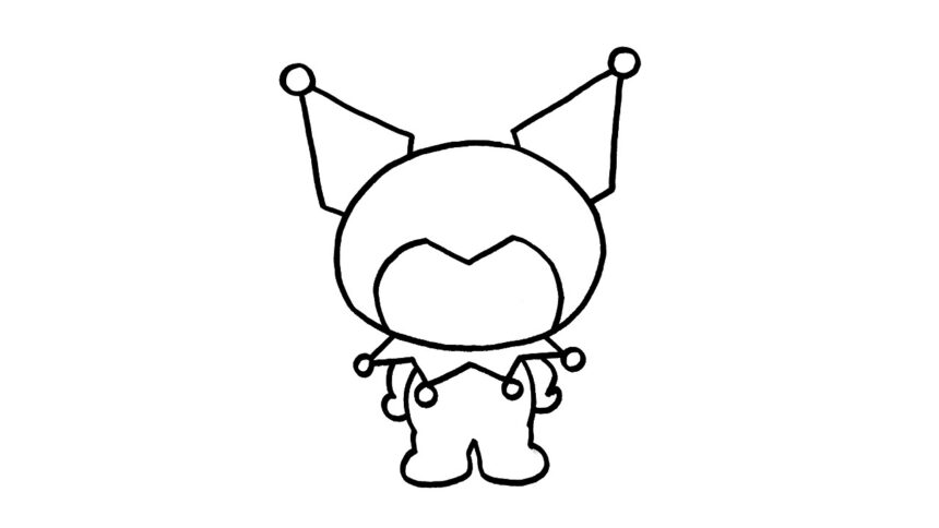 How to Draw Kuromi Step By Step