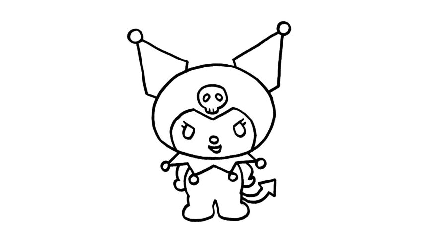 How to Draw Kuromi Step By Step