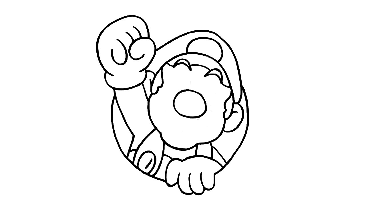 How to Draw Mario Step By Step