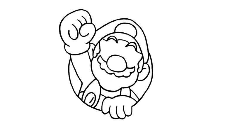 How to Draw Mario Step By Step