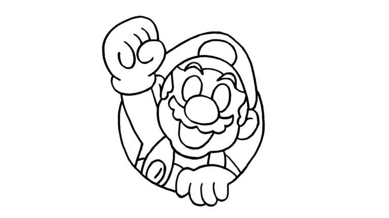 How to Draw Mario Step By Step