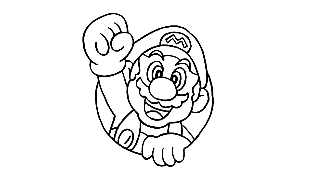 How to Draw Mario Step By Step
