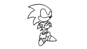 How to Draw Sonic Step By Step