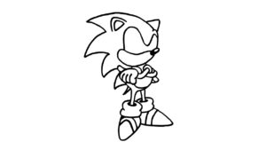 How to Draw Sonic Step By Step