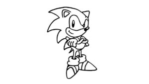 How to Draw Sonic Step By Step