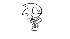 How to Draw Sonic Step By Step